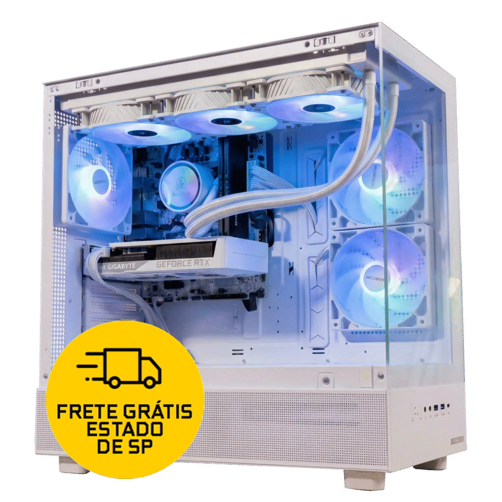 PC GAMER INTEL FULL WHITE EXCLUSIVO é na TJ Gaming